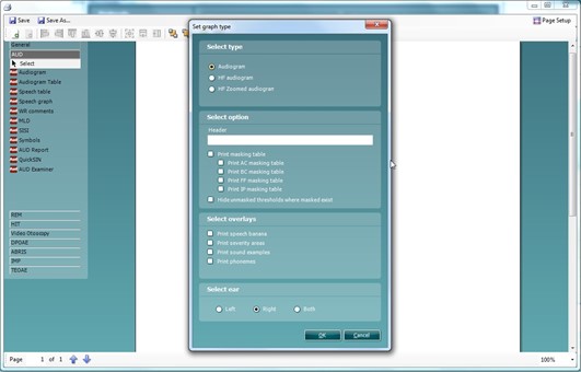 Affinity Compact | Customized Printout Setup | Interacoustics